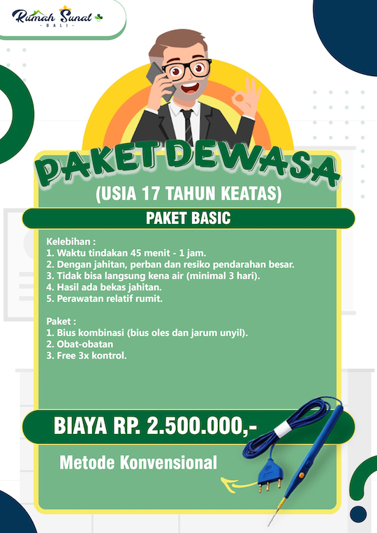 Paket Harga Sunat Modern & Aman untuk Usia Bayi, Anak dan Dewasa di Bali