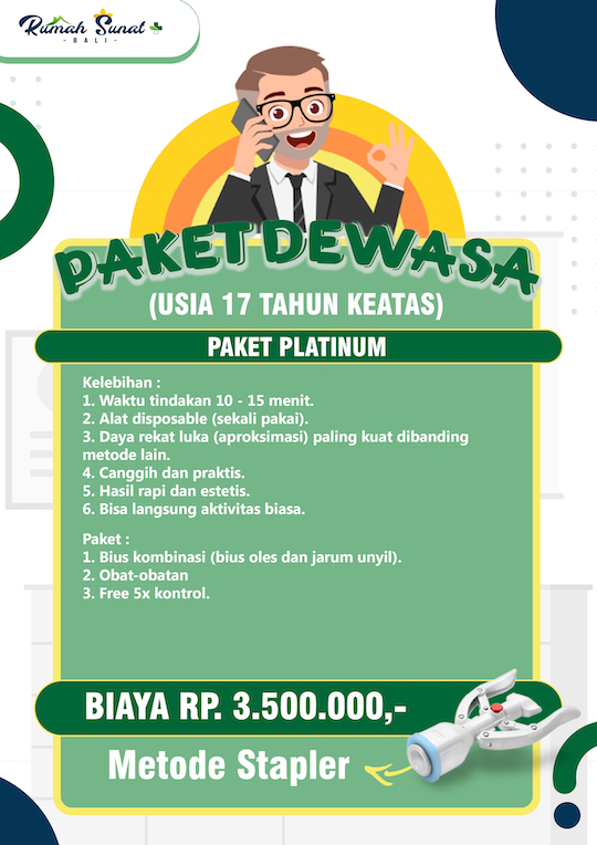 Paket Harga Sunat Modern & Aman untuk Usia Bayi, Anak dan Dewasa di Bali