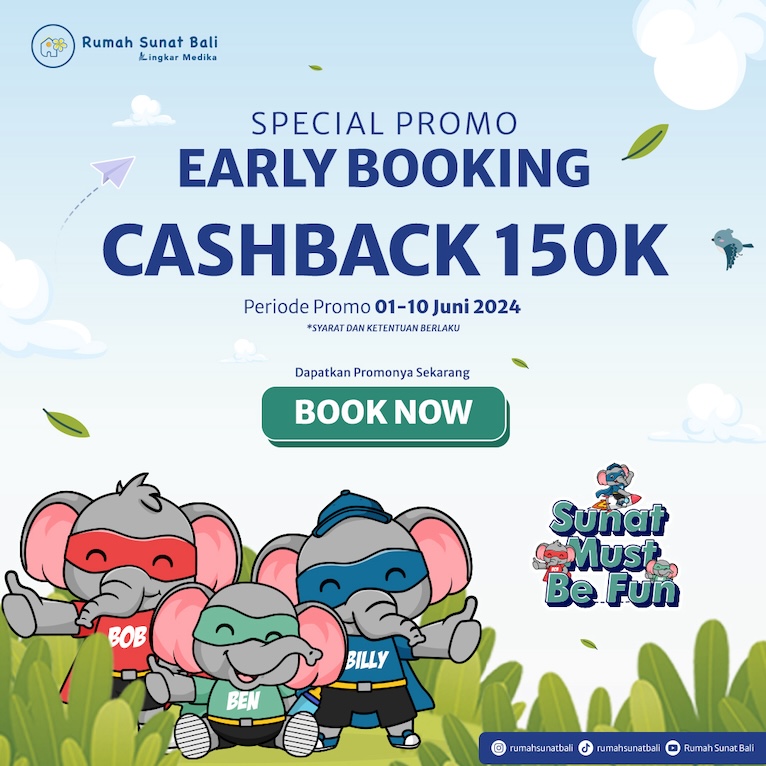 Paket Harga Sunat Modern & Aman untuk Usia Bayi, Anak dan Dewasa di Bali